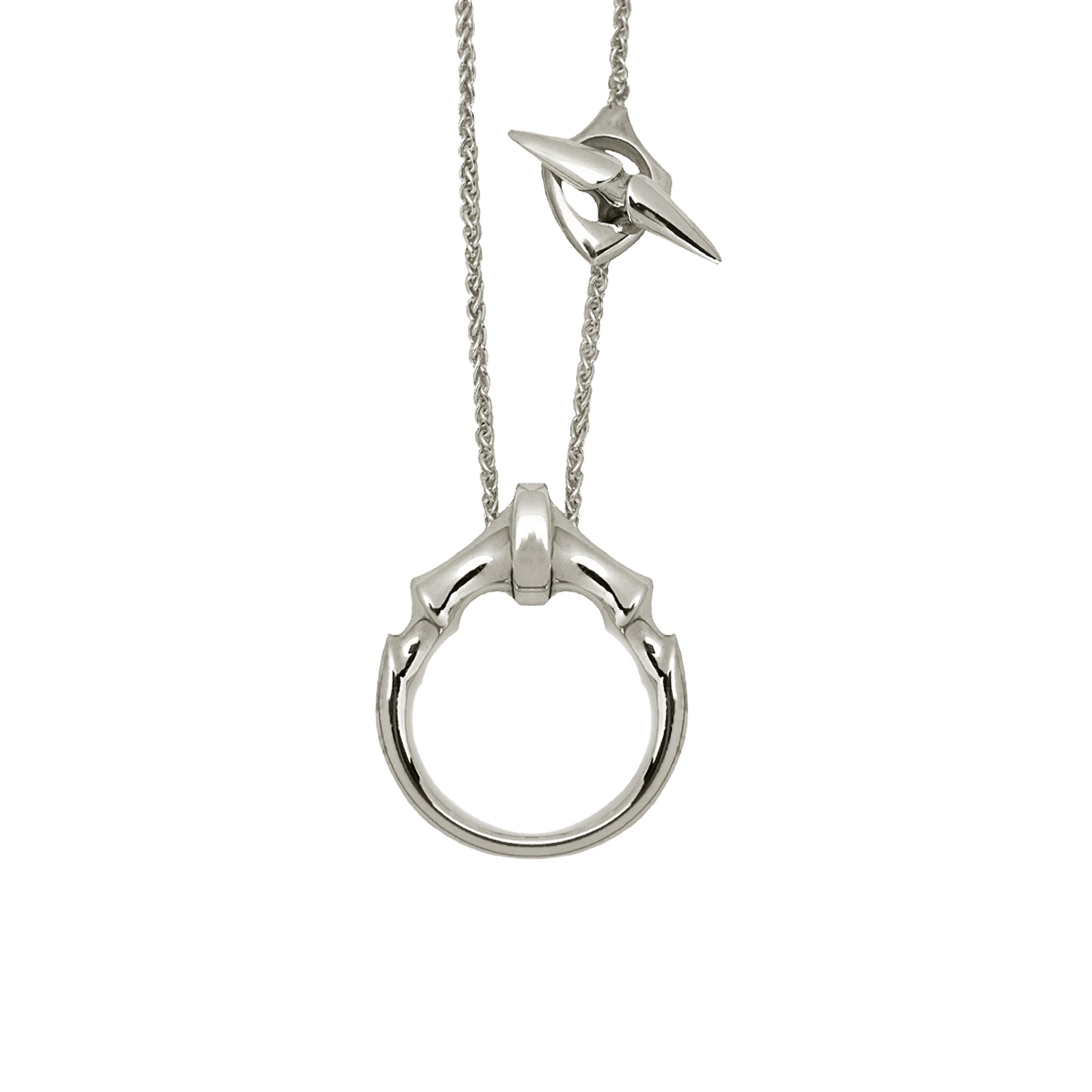 Sterling Silver O Ring Pendant – Daisy Grice Jewellery